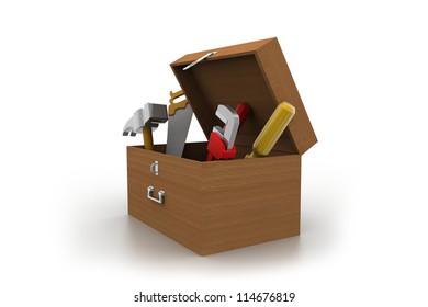 Tool Box Object Tool On White: เวกเตอร์สต็อก (ปลอดค่าลิขสิทธิ์ ...