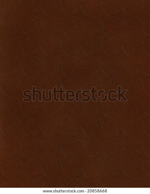 Tooled Leather Background Template Stock Illustration 20858668 ...