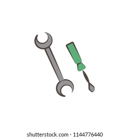 Tools Icon Element Professions Tools Icon Stock Illustration 1144776440 ...