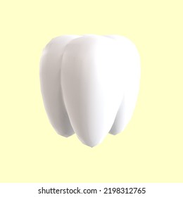 Tooth 3d Object Illustration Rendering Stock Illustration 2198312765 ...