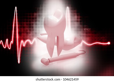 Tooth Abstract Background Stock Illustration 104621459