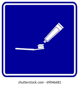 Toothbrush Toothpaste Sign Stock Illustration 69046681 | Shutterstock