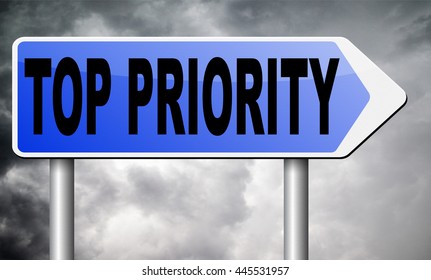 Top Priority Important Very High Urgency Stock Illustration 445531957 ...