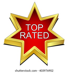 Top Rated Star Button Stock Illustration 403976902 | Shutterstock
