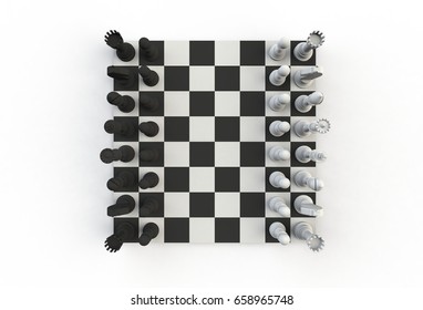 291 Playing chess top view Stock Illustrations, Images & Vectors ...
