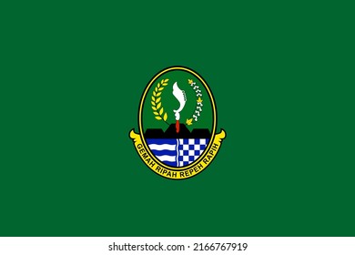 Top View Flag West Java Indonesia Stock Illustration 2166767919 ...