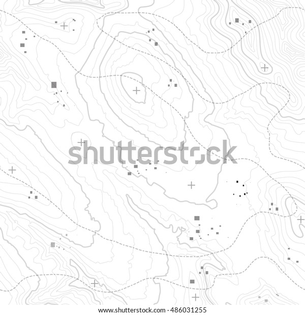 Topographic Map Background Concept Space Your Stock Illustration ...