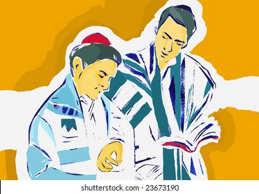 747 Jewish people learn Images, Stock Photos & Vectors | Shutterstock