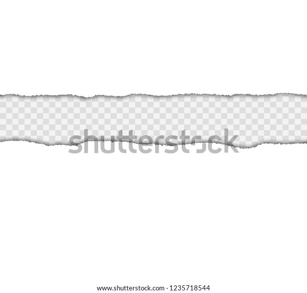 Torn Paper Isolated Transparent Background Picture Stock Illustration ...
