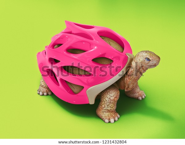 Tortoise Helmet 3d Rendering Stock Illustration 1231432804 | Shutterstock
