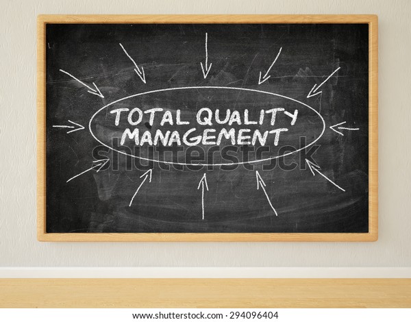 Total Quality Management 3d Render Illustration Stock Illustration ...