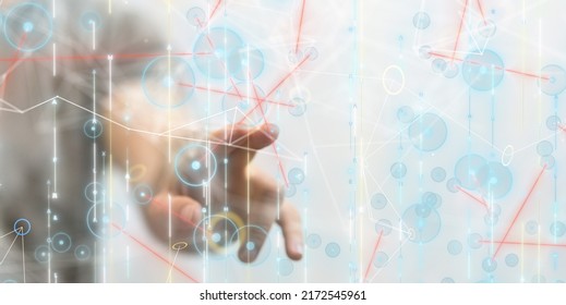 Touch Screen Technology Future Modern Touch Stock Illustration ...
