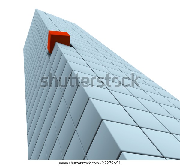 Tower Blocks One Wrong Piece Stock Illustration 22279651 | Shutterstock