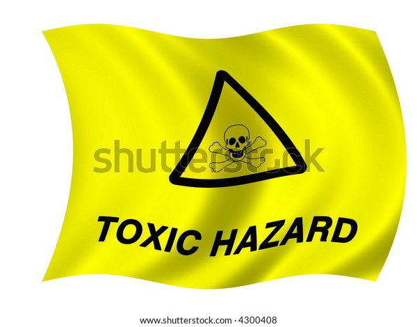 Toxic Hazard Flag Stock Illustration 4300408 | Shutterstock