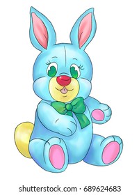 Toy Rabbit Stock Illustration 689624683 | Shutterstock