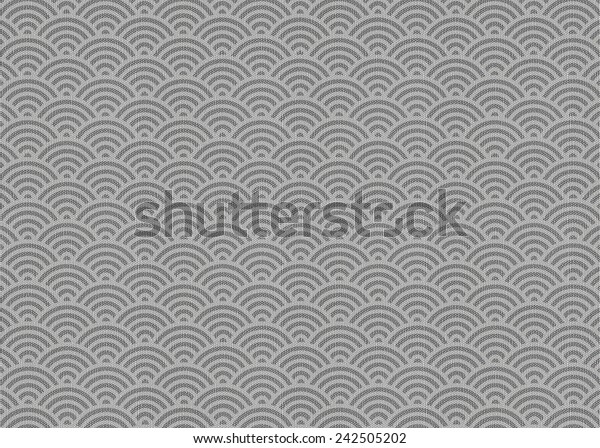 Traditional Asian Wave Pattern Background Stock Illustration 242505202 ...
