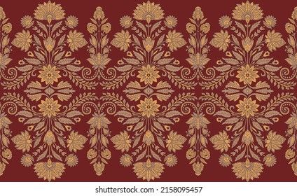 Traditional Background Indian Pattern Design Stock Illustration ...