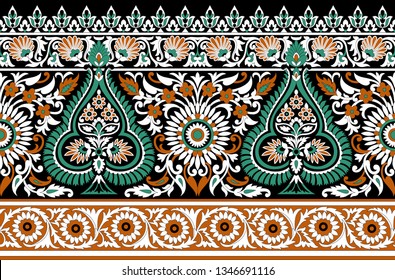 Traditional Border Pattern Stock Illustration 1346691116 | Shutterstock