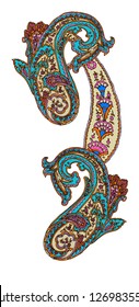 Traditional Paisley Pattern Stock Illustration 1269835546 | Shutterstock