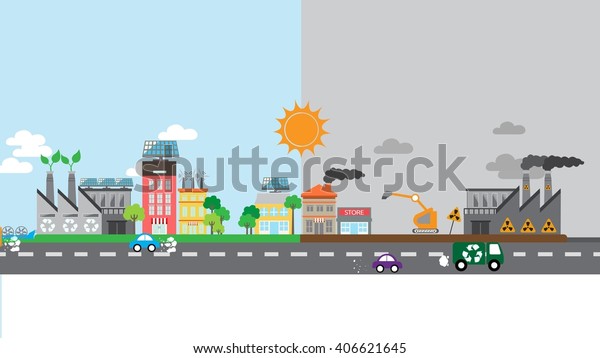 Traffic Environment Motion Graphics Abstract Design Stock Illustration ...