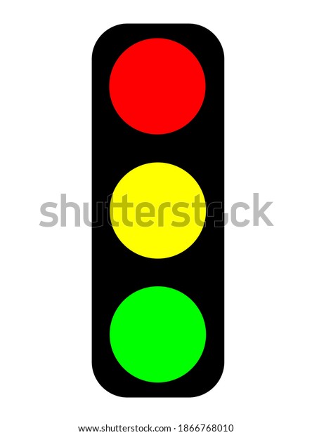 Traffic Light Different Colours Stock Illustration 1866768010 ...