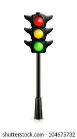 Traffic Lights Bitmap Copy Stock Illustration 104675732 | Shutterstock