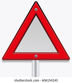 Similar Images, Stock Photos & Vectors of Traffic triangle shaped T ...