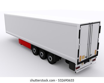 Trailer Isolated 3d Rendering Stock Illustration 532690633 | Shutterstock
