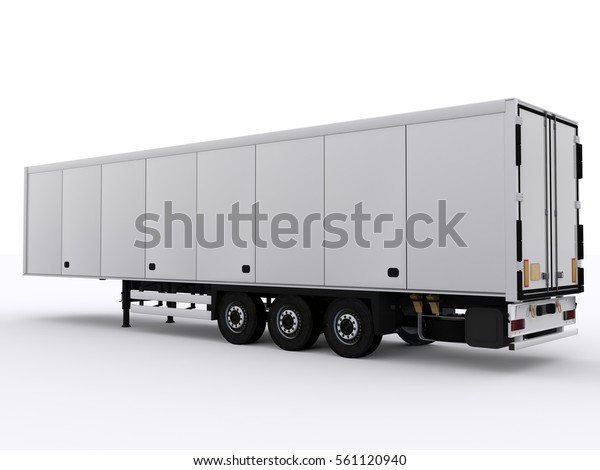 Trailer Isolated 3d Rendering Stock Illustration 561120940
