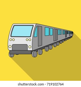 Vektor Stok Mumbai Metro Train Illustration Vector (Tanpa Royalti ...