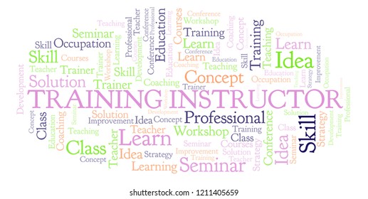 Training Instructor Word Cloud Stock Illustration 1211405659 | Shutterstock