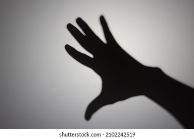 Translucent Hands Issolated On Dark Background Stock Illustration ...
