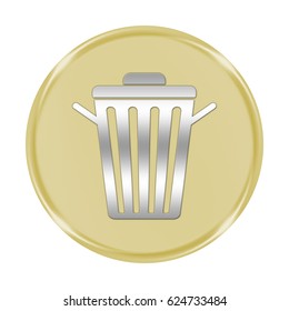 Garbage Cartoon Vector Illustration Black White Stock Vector (Royalty ...