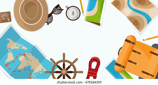 Travel Tourism Flat Style World Earth Stock Illustration 478184359 ... Travel Tourism Flat Style World Earth Stock Illustration 478184359 ...