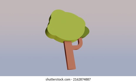 Tree 3d Icons 3d Rendering Stock Illustration 2162874887 | Shutterstock
