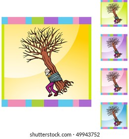 97 Bound gagged Stock Illustrations, Images & Vectors | Shutterstock