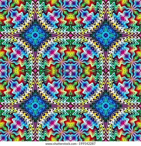 Trendy Native American Pattern Modern Textile Stock Illustration ...