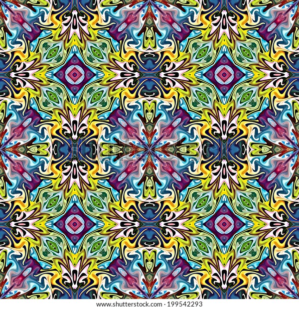 Trendy Native American Pattern Modern Textile Stock Illustration ...