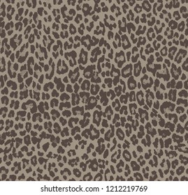 Trendy Repeated Leopard Pattern Seamless Texture Stock Illustration ...