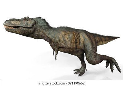 3d Rendering Dinosaur Trex Isolated Stock Illustration 1231485235 ...