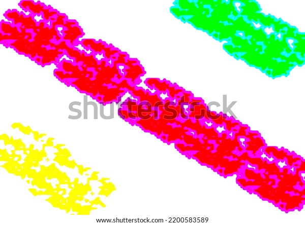 Tri Colour Splash Screen Shaped Illustration Stock Illustration ...