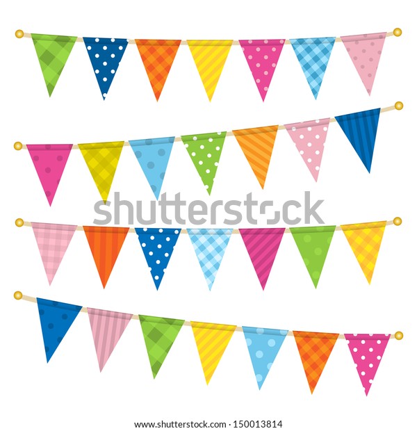 Triangle Bunting Flags Stock Illustration 150013814 | Shutterstock