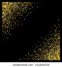 Triangle Corner Gold Frame Border Random Stock Vector (Royalty Free ...
