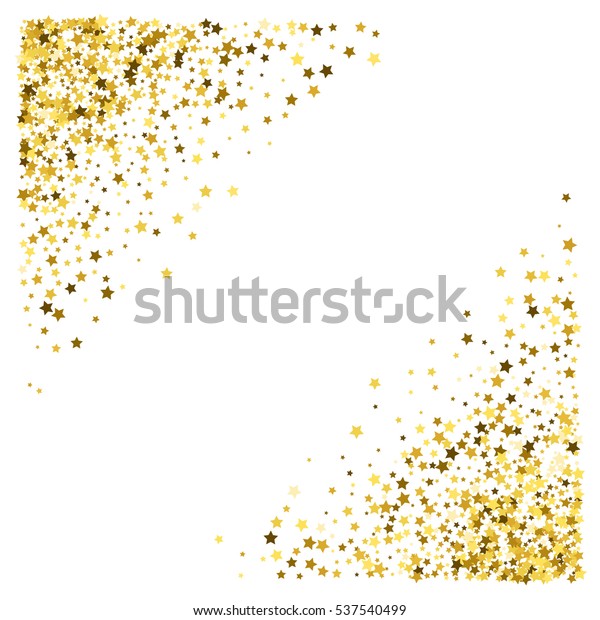 Triangle Corner Gold Frame Border Random Stock Illustration 537540499 ...