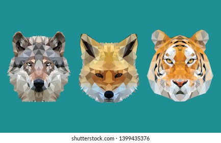 1,380 Low poly fox Images, Stock Photos & Vectors | Shutterstock