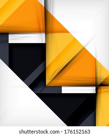 Triangle Geometric Shape Background Raster Banners Stock Illustration ...