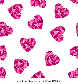 Triangle Heart Shape Symbol Isolated On Stock Illustration 557083030 ...