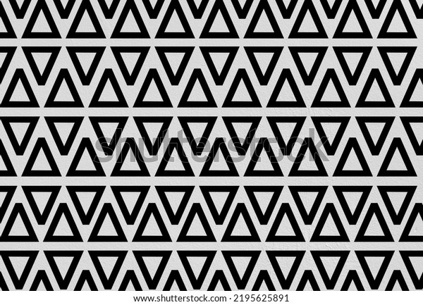 Triangle Pattern Design Black Wallpaper Stock Illustration 2195625891 ...