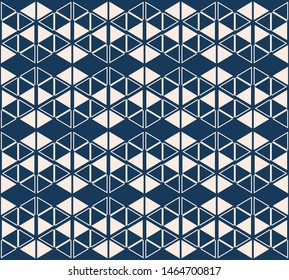 Triangle Pattern Vector Geometric Seamless Texture Stock Vector ...