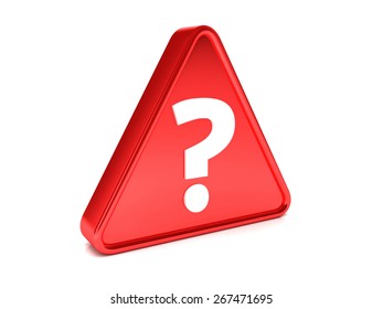 Illustration Triangle Question Mark Icon Triangle Stock Vector (Royalty ...
